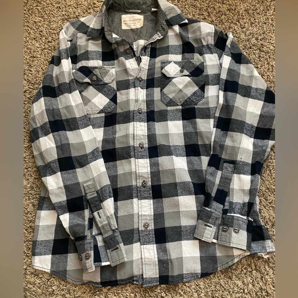 Black And White Flannel, Weatherproof Vintage - Gem